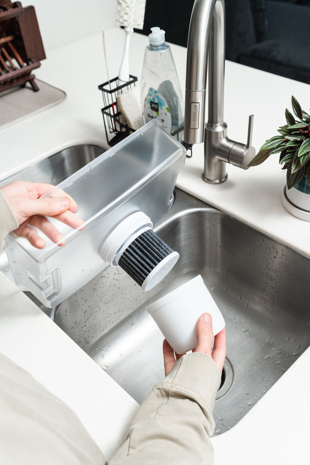Dispenser Bamboo Stand – Epic Water Filters USA