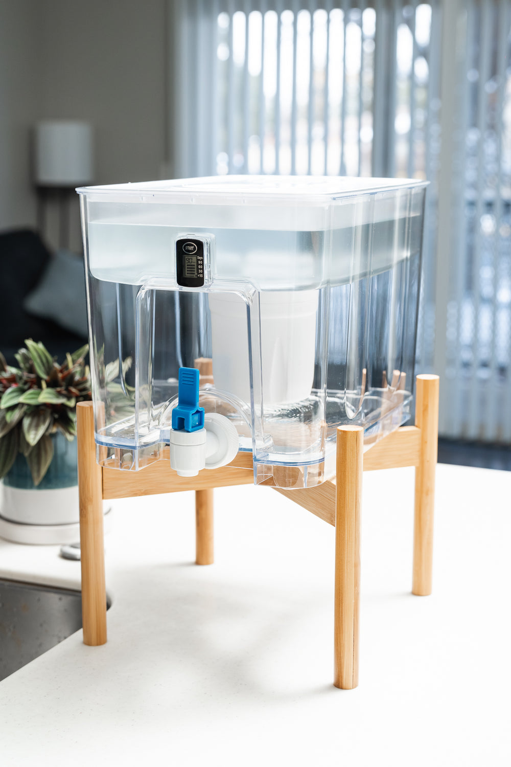 Dispenser Bamboo Stand – Epic Water Filters USA